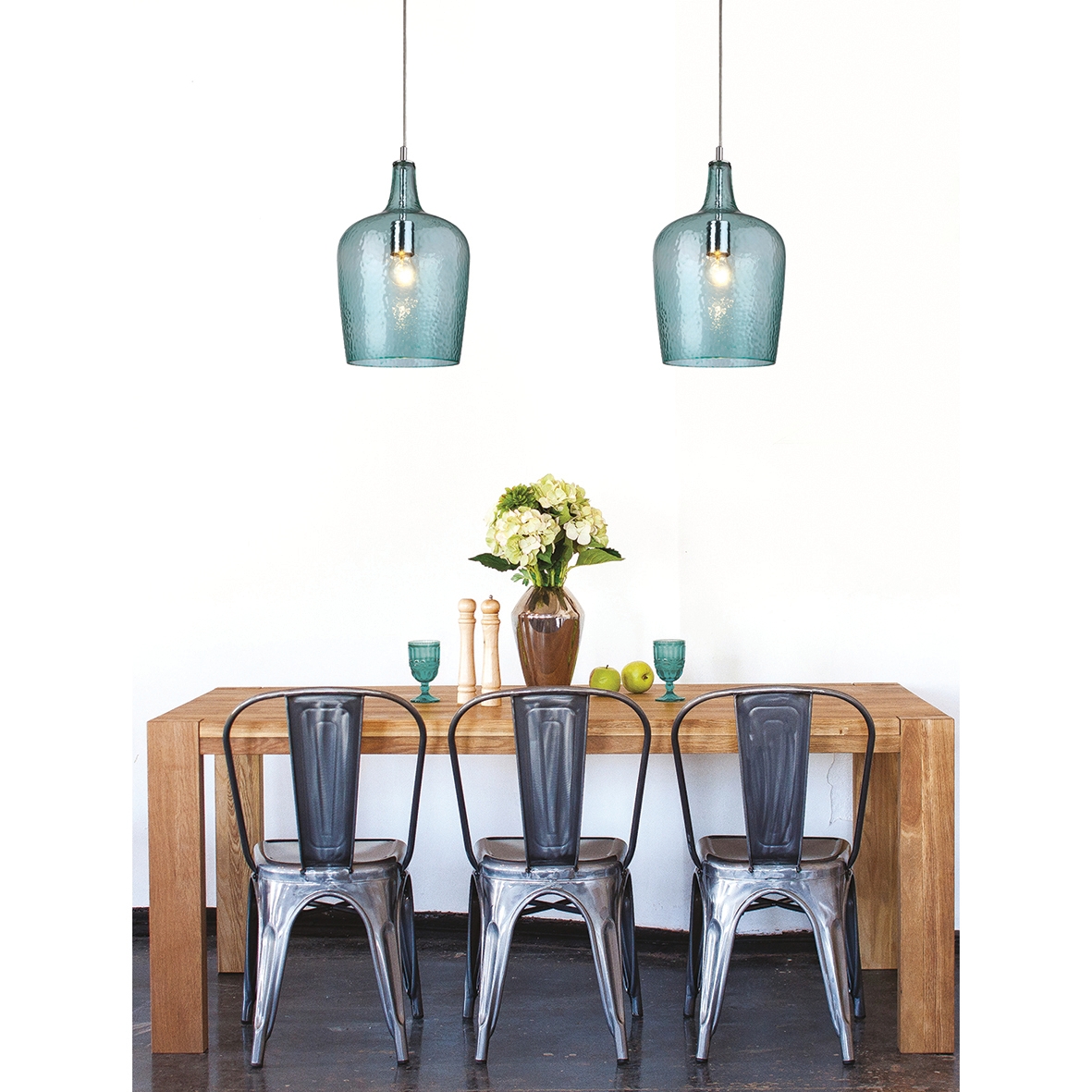 Altro Ceiling Light Pendant with Amber Glass Shade - Chrome 600723 - UK ...